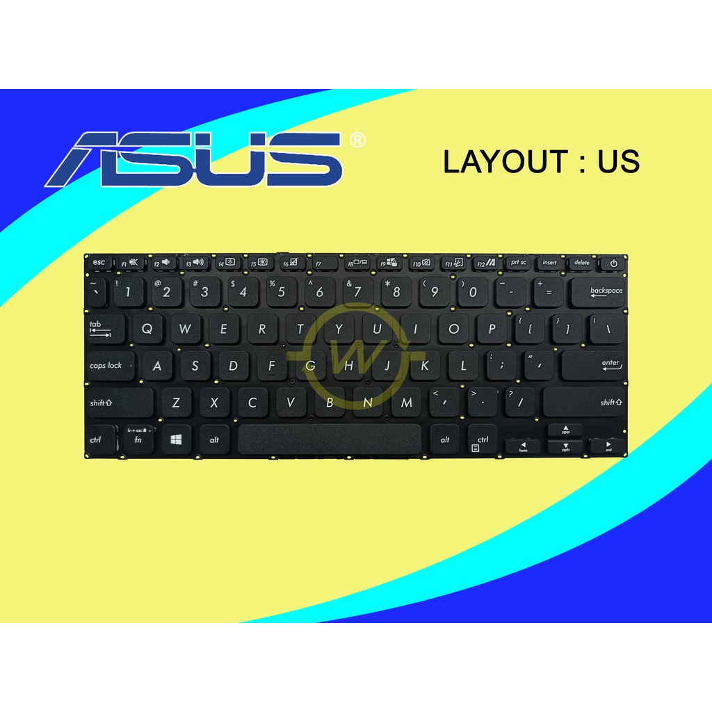 Jual Keyboard Asus P1411CJ P1411CJA Series Hitam | Shopee Indonesia