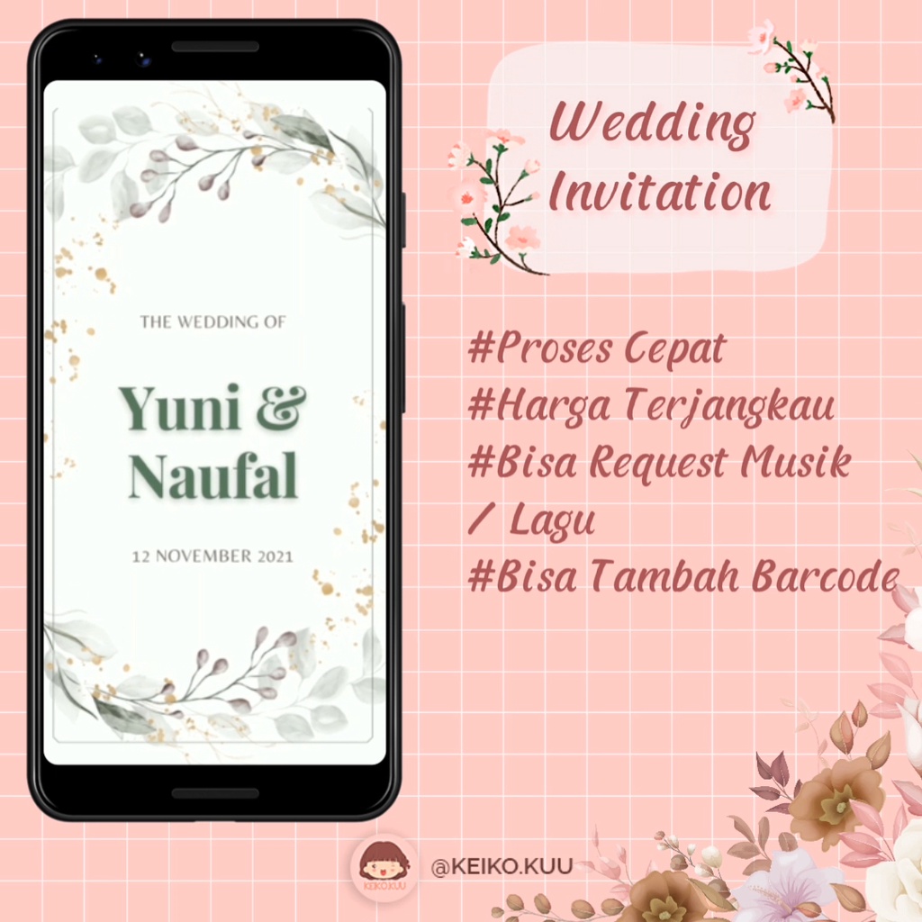 Jual Undangan Digital Video | Undangan Instagram Story Murah | Shopee ...