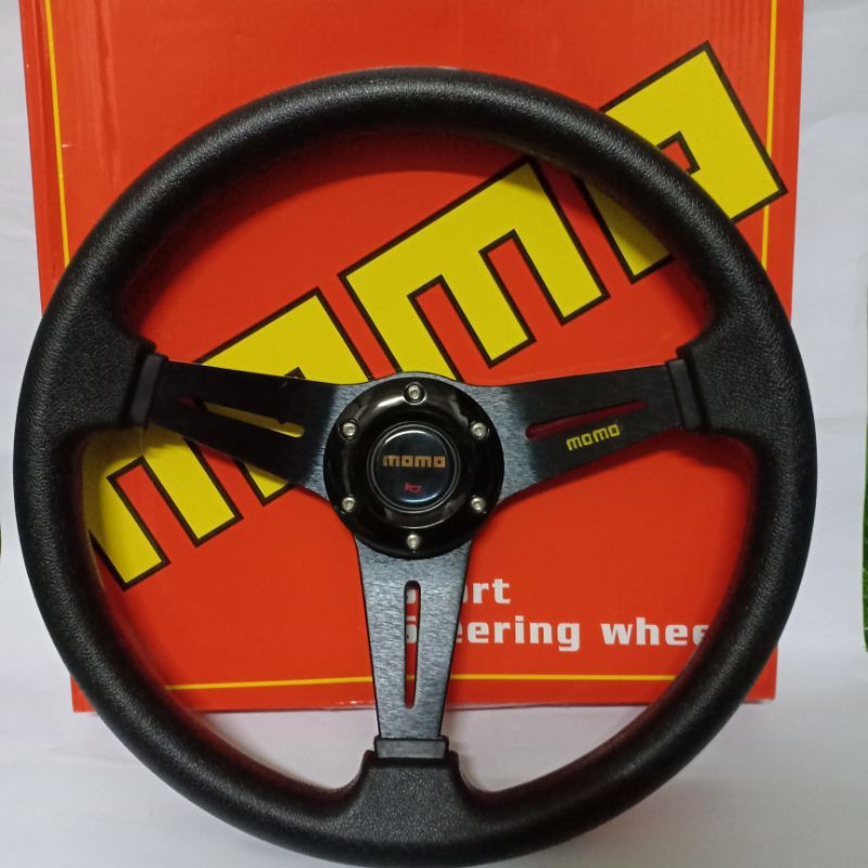 Jual Stir Racing Momo Polos 14 Inch Universal | Shopee Indonesia