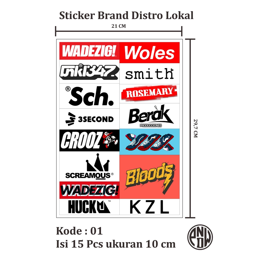 Jual Cetak Stiker Vinyl Ukuran A3+ Desain Custom | Shopee Indonesia