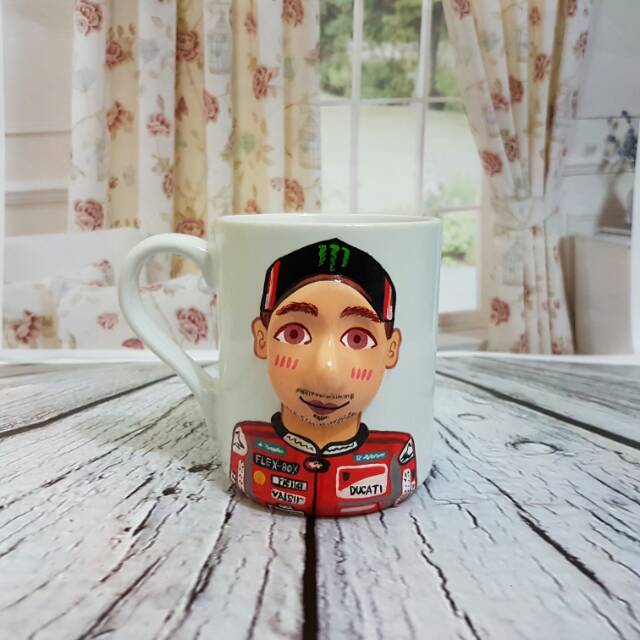 Jual Mug 3D Patung custom handmade lukisan karikatur kartun ilustrasi ...