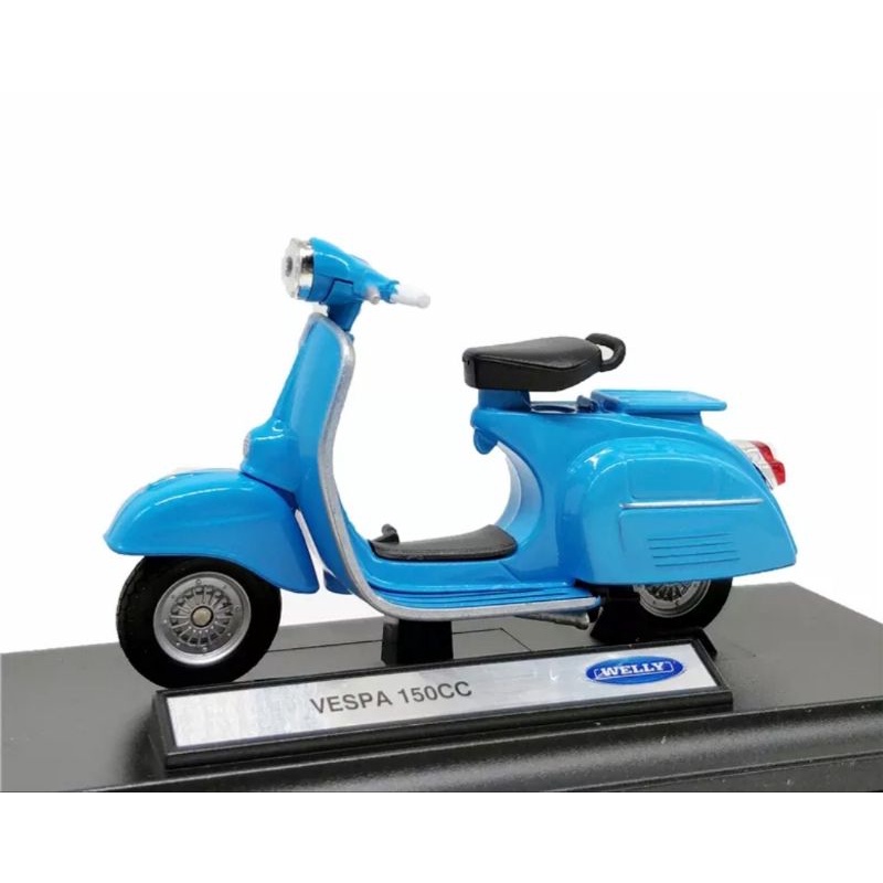 Jual Diecast Vespa Welly Skala 1:18 Miniatur Motor Vespa Klasik | Shopee Indonesia