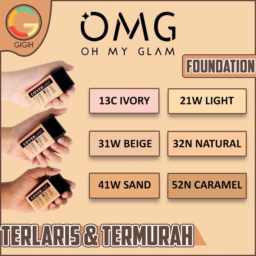 Jual OMG LIQUID FOUNDATION COVERLAST SERIES NEW!! | Shopee Indonesia