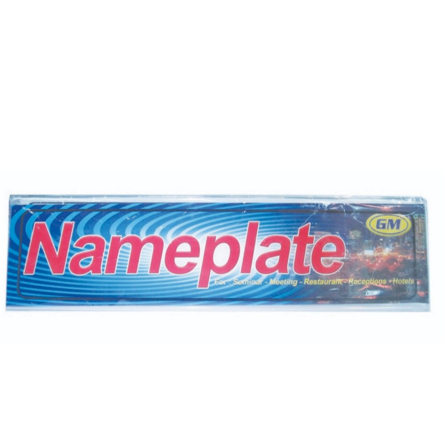 Jual GM ACRYLIC DISPLAY NAME PLATE 626 (KECIL) | Shopee Indonesia