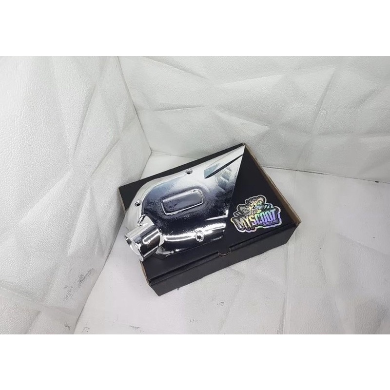 Jual cover intake chrome brand new pnp vespa matic sprint primavera s ...