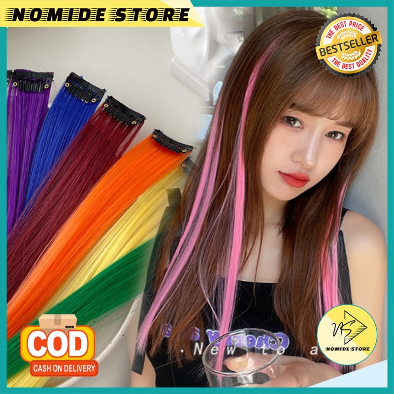 Jual HAIR CLIP WARNA RAMBUT PALSU HAIR EXTENSION WIG RAMBUT HIGHLIGHT ...