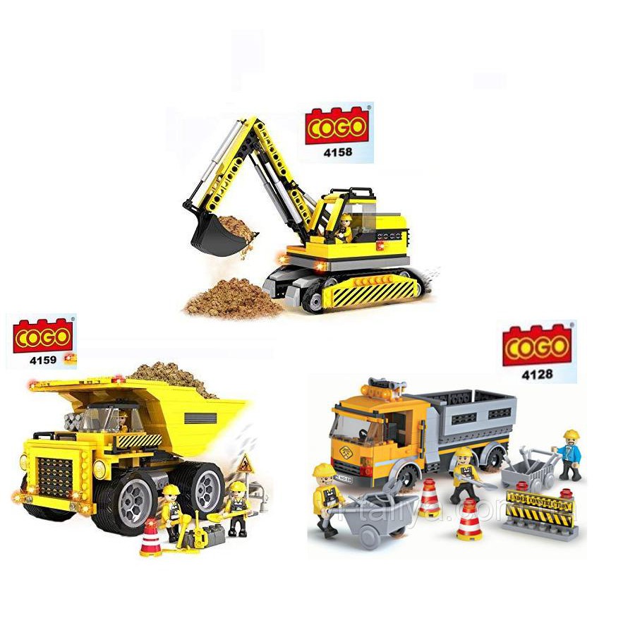 Jual COGO City 4128 4158 4159 Bricks Construction - Balok Konstruksi ...