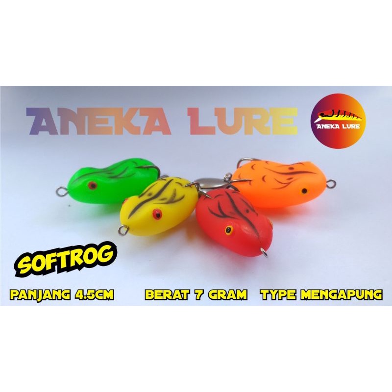 Jual umpan katak/kodok 7 gram 4,5cm (softrog) | Shopee Indonesia