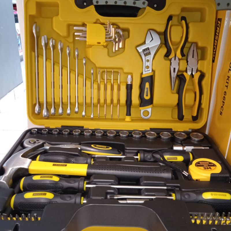 Jual Toolkit 78 tool kit set box Krisbow Perkakas Mekanik ORIGINAL ...