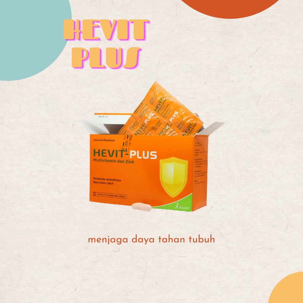 Jual PROMO!!! HEVIT PLUS (VITAMIN C 500MG DAN MULTIVITAMIN) | Shopee ...