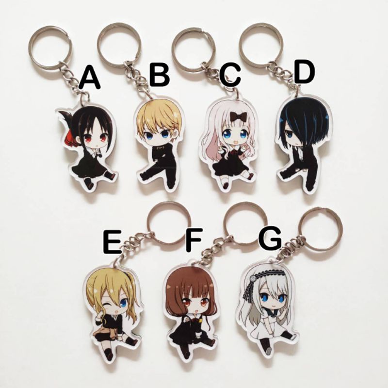 Jual Keychain Anime Kaguya-sama wa Kokurasetai Love Is War Gantungan ...