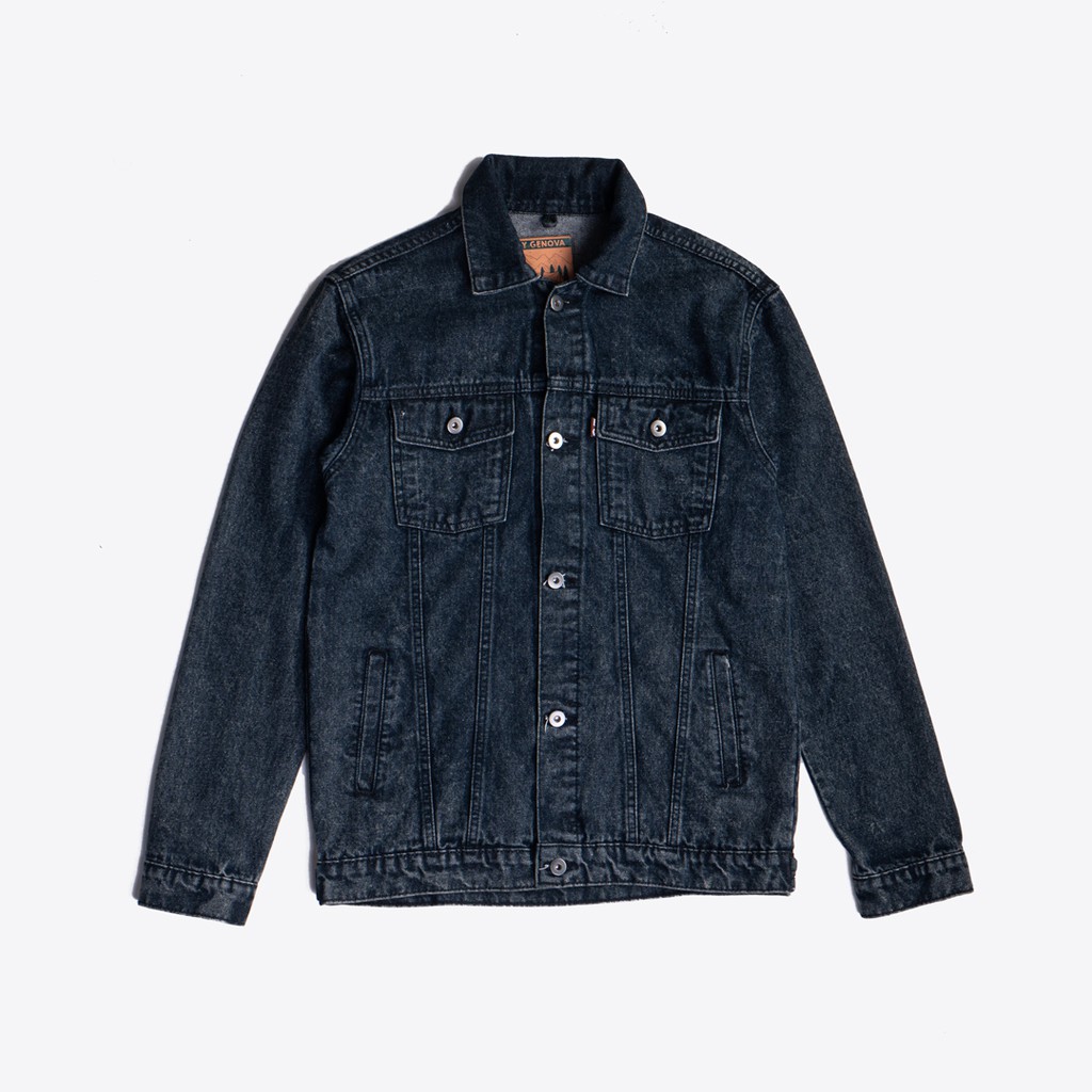 Jual EARTHY GENOVA - CABOT PREWASHED 2 DENIM JACKET Original Prodak ...