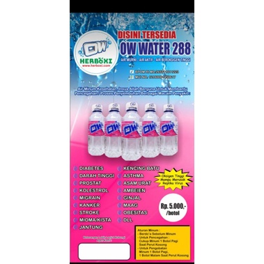 Jual Minuman OW "Oksigen Water" untuk kesehatan | Shopee Indonesia