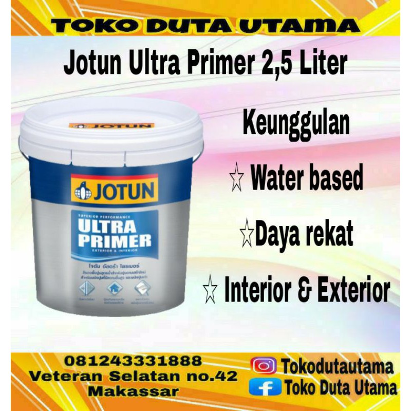 Jual Jotun Ultra Primer 2,5 Ltr | Shopee Indonesia