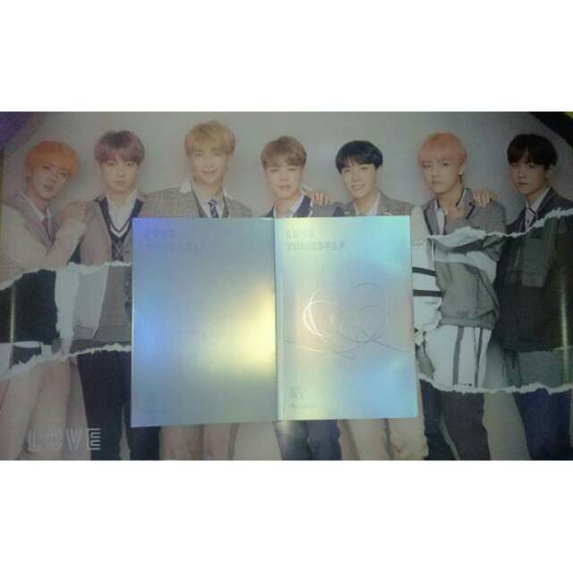 Jual Album (ONLY) With Poster BTS LY Answer. L ver. | Shopee Indonesia