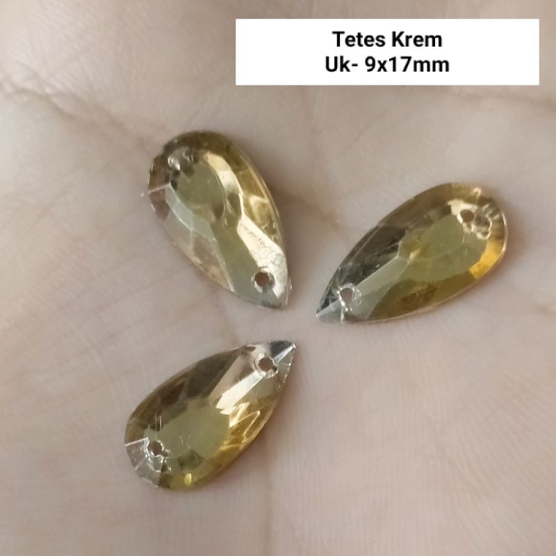 Jual Mote Tempel / Jahit Tetes Ukuran 9x17mm ( isi 20 Butir ) | Shopee ...