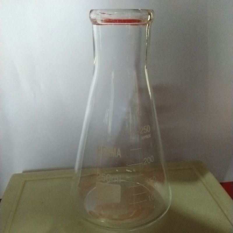 Jual labu erlenmeyer kaca 250ml | Shopee Indonesia