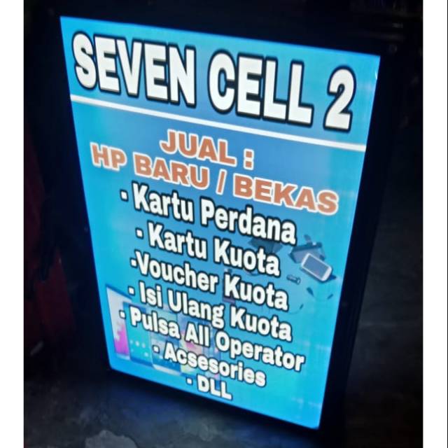 Jual Neon box Uk. 50x50 cm | Shopee Indonesia