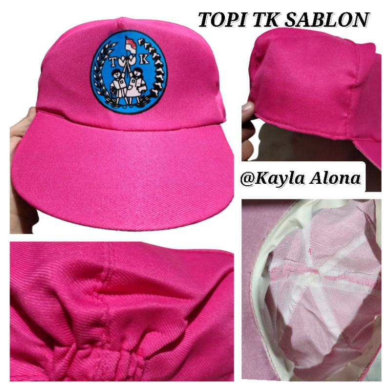 Jual TOPI SABLON TK ( PREMIUM ) Warna : PINK | Shopee Indonesia