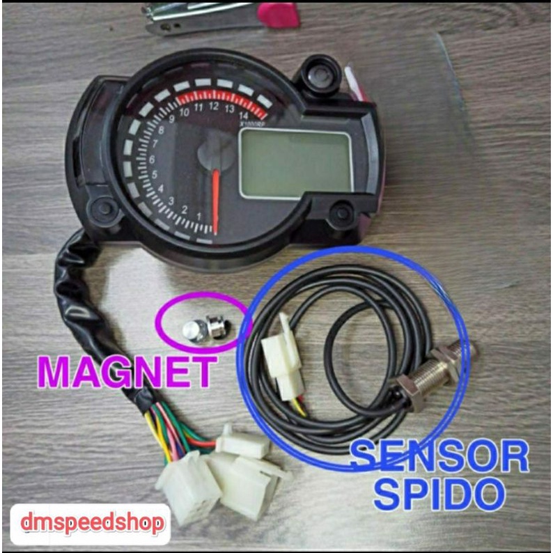 Jual takometer model koso rx2n spidometer digital speedometer ...