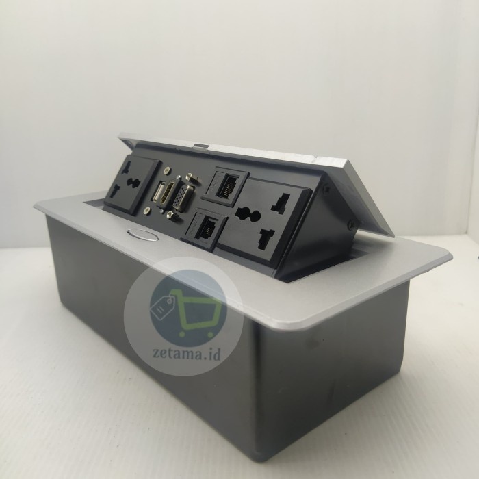 Jual PERTUKANGAN PERLENGKAPAN LISTRIK STOP KONTAK MEJA / DESKTOP OUTLET ...