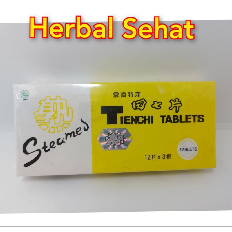 Jual Tienchi Tablets Raw / Steamed - Isi 36 Tablets | Shopee Indonesia