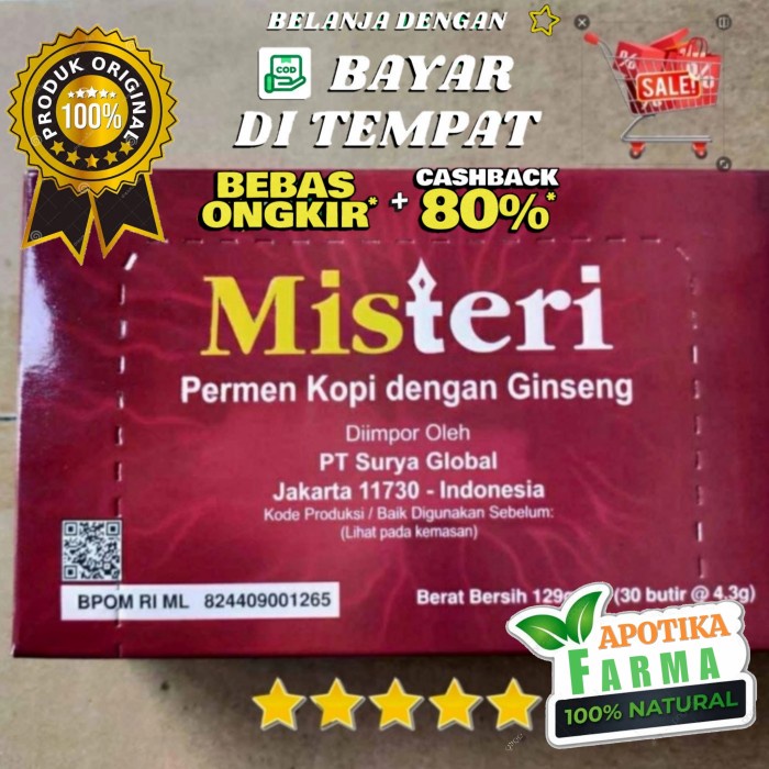 Jual PERMEN MISTERI CANDY ASLI ORIGINAL-PERMEN CANDY RASA KOPI GINSENG ...