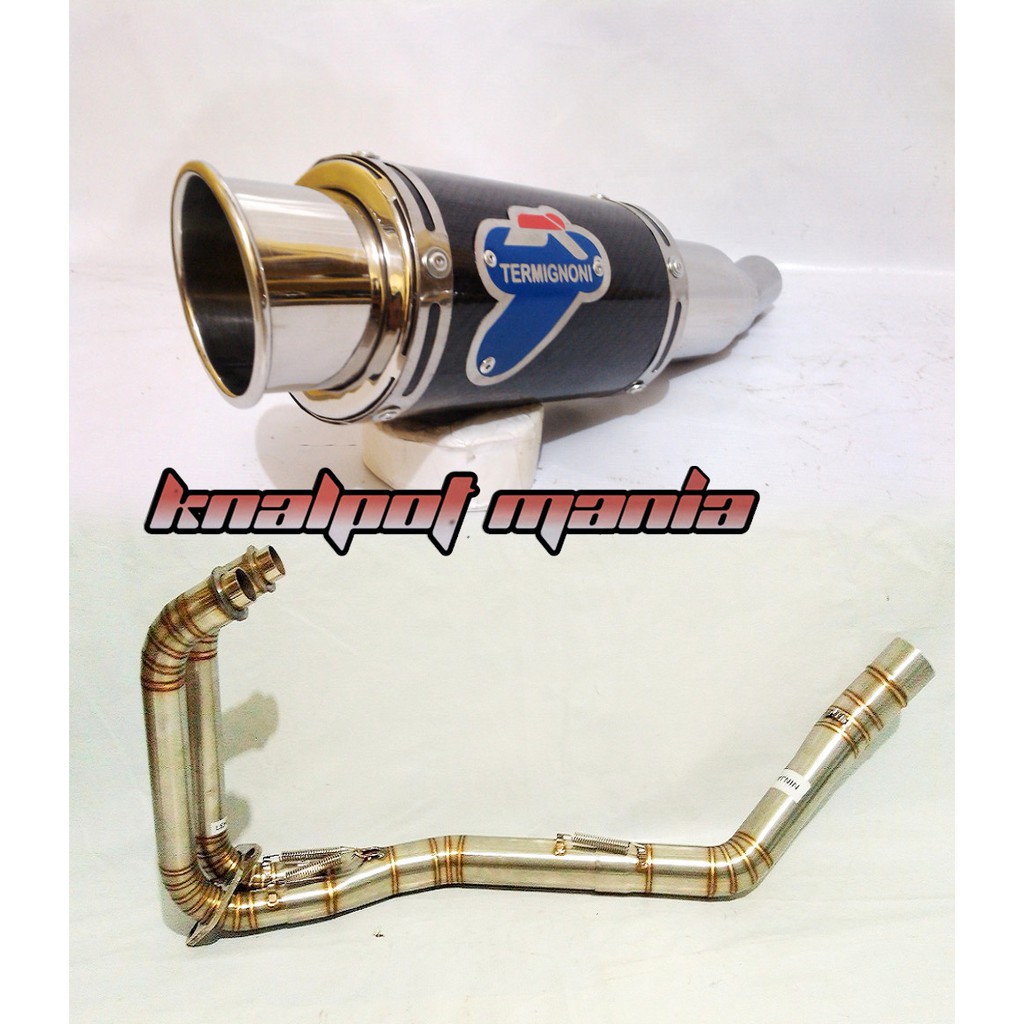 Jual knalpot termignoni full system ninja 250,z250,r25,mt25,cbr 250 ...