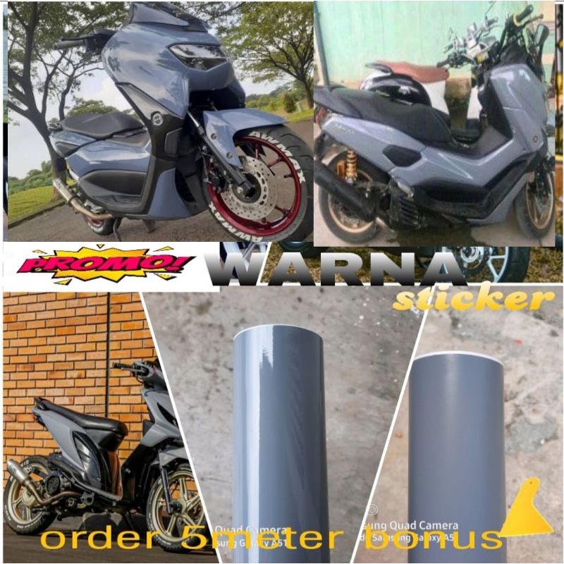 Jual STIKER MOTOR SCOTLET MOTOR SETIKER MOTO ABU ABU DOF SEKOTLET MOTOR ...