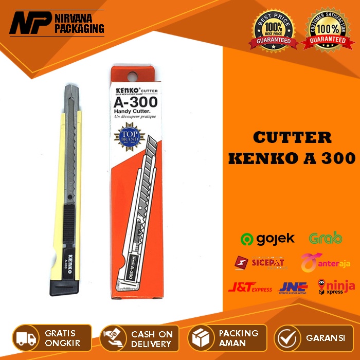 Jual PISAU CUTTER CUTER KECIL KENKO A 300 A300 A-300 PISAU KATER ...
