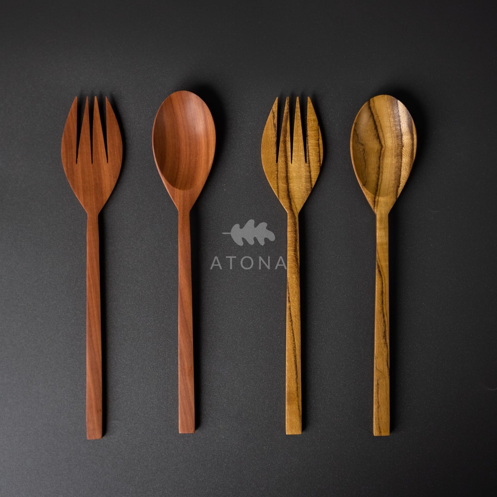Jual SENDOK GARPU SET KAYU - SENDOK GARPU OVAL | Shopee Indonesia