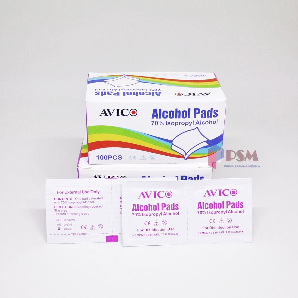 Jual Alcohol Swab 100s Cosmomed / Kapas Tisu Tissue Alkohol Pads One ...