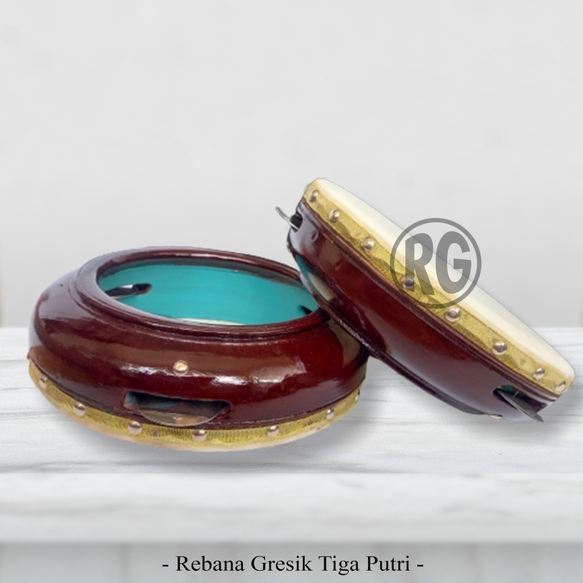 Jual Rebana kayu mangga mainan ukuran 22cm rebana mainan kotek kencreng ...