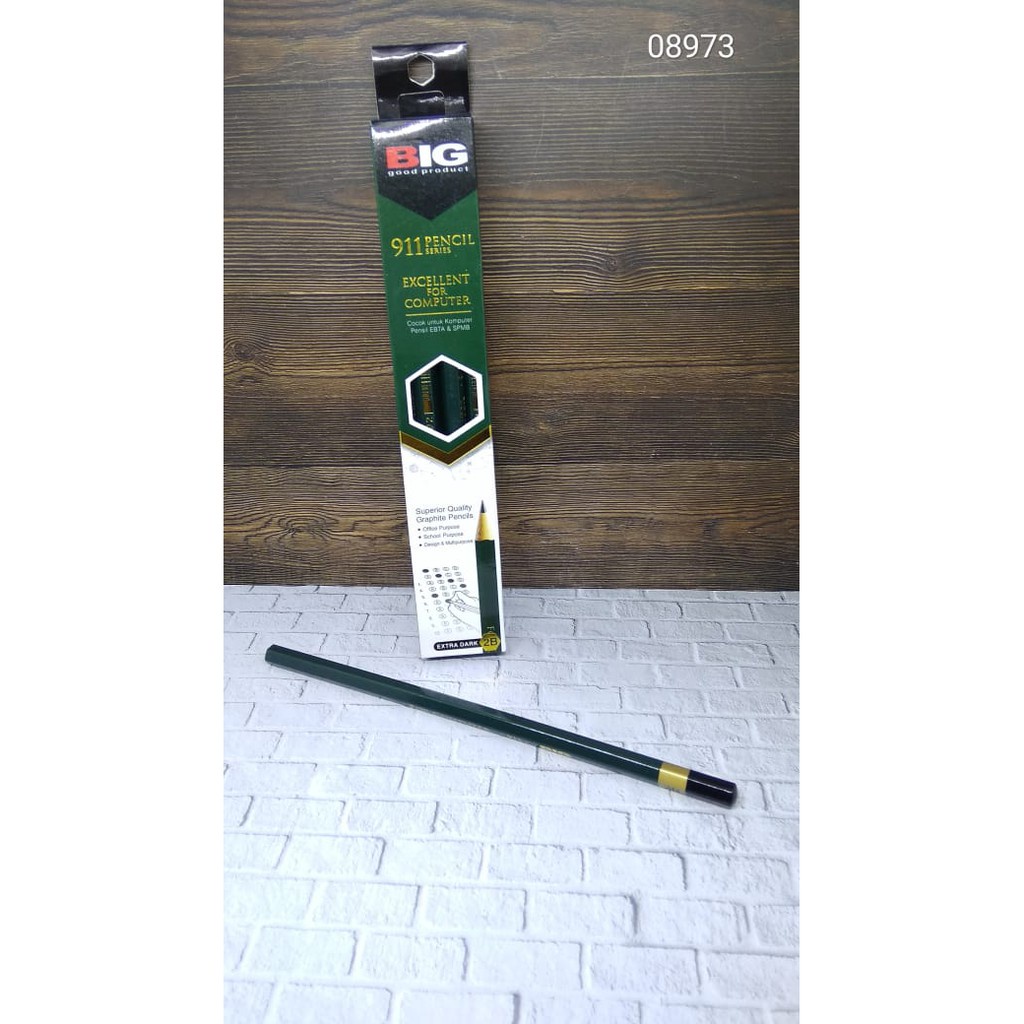 Jual Pensil 2B Big 911 hijau | Shopee Indonesia
