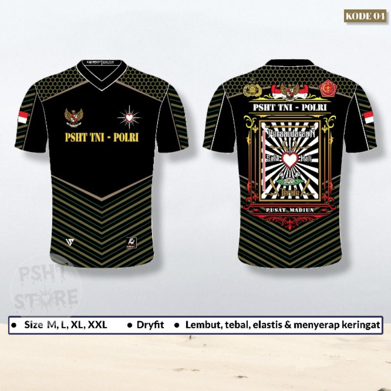 Jual (Kode-04) Jersey PSHT TNI POLRI | Shopee Indonesia