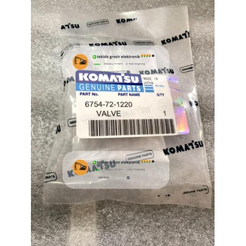 Jual Valve Limiter Komatsu Pc200-8 Pc 200-8 Oem 6754-72-1220 | Shopee ...