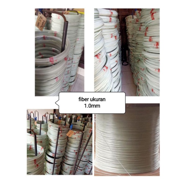 Jual ruji jeruji fiber putih ukuran1.0mm | Shopee Indonesia