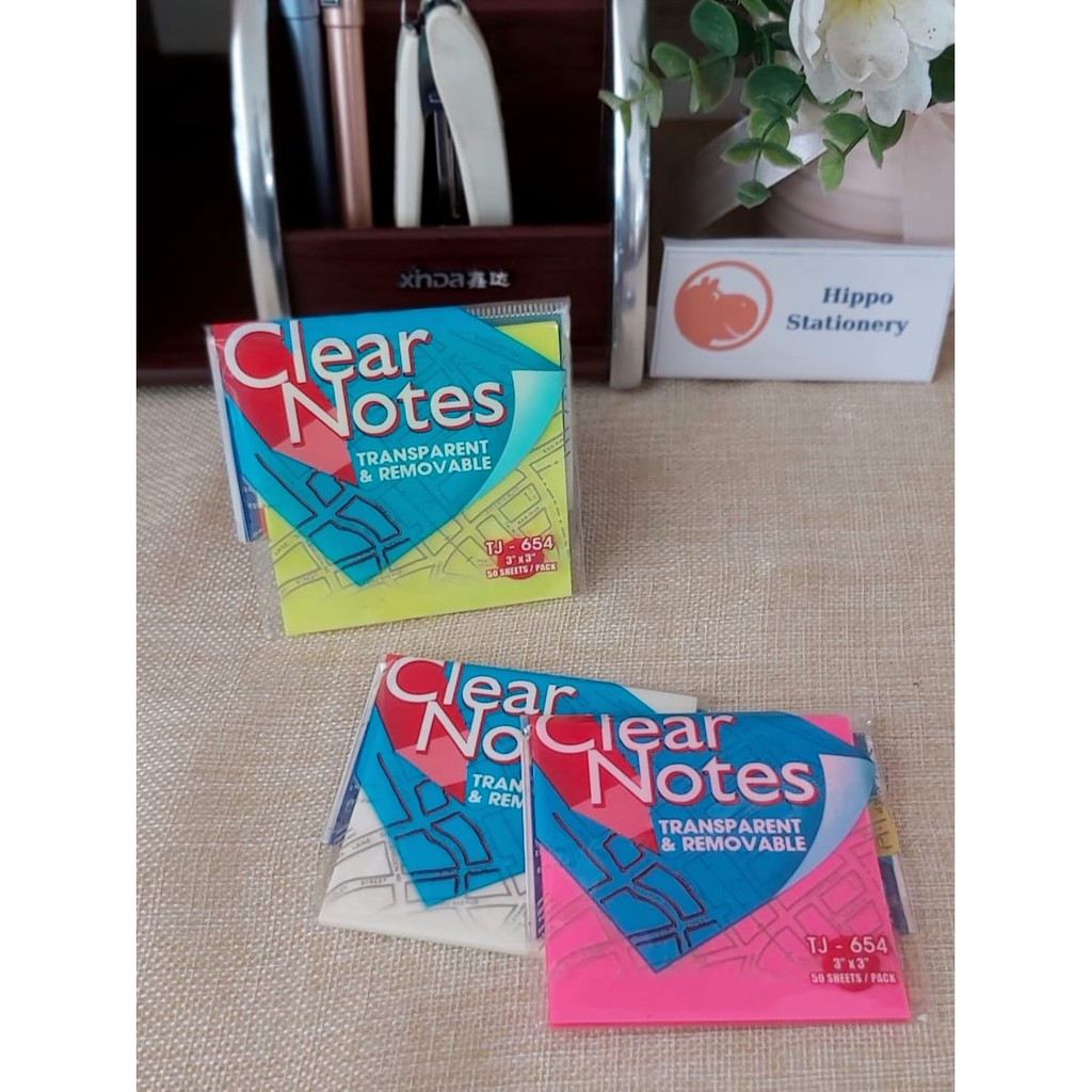 Jual CLEAR NOTES/STICKY NOTES TJ654 | Shopee Indonesia
