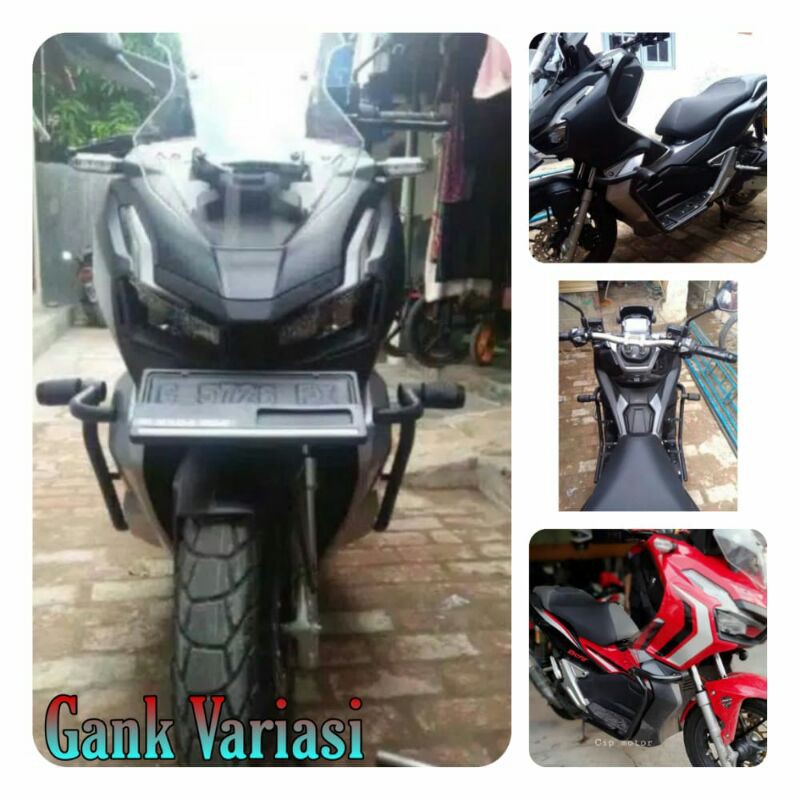 Jual crashbar/tubular honda adv 150 plus jalu, pengaman body samping ...