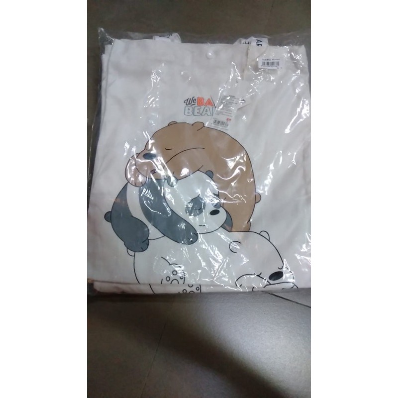 Jual MINISO X WE BARE BEARS TOTEBAG CANVAS WBB. sesame street canvas ...