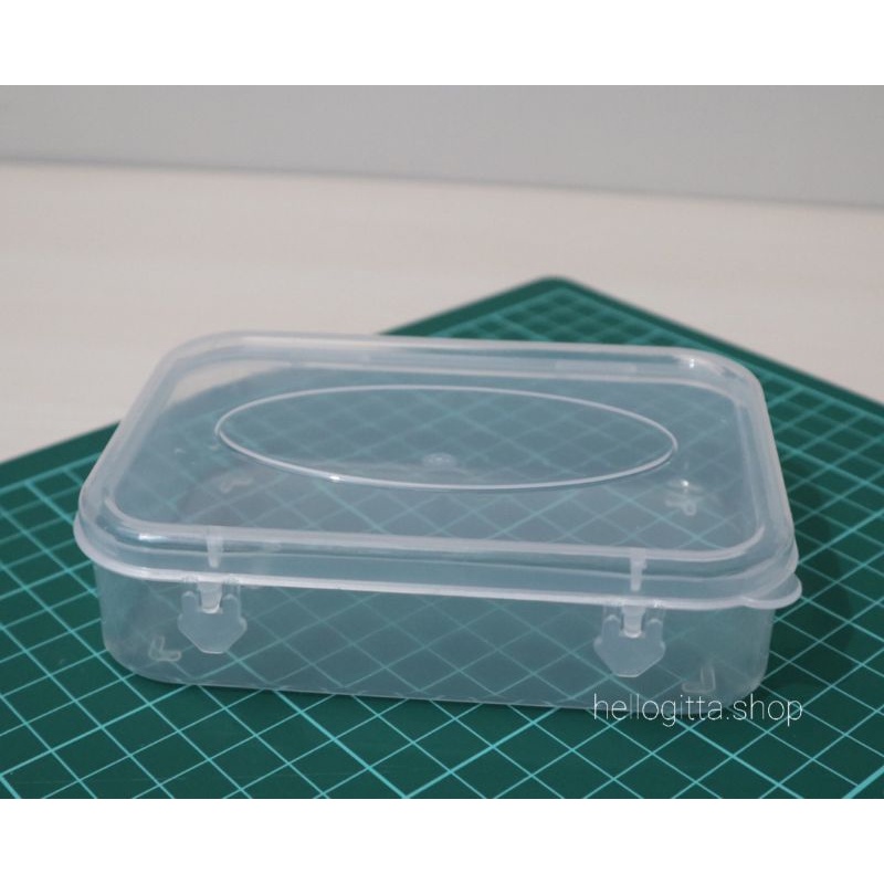 Jual KOTAK PLASTIK BENING TRANSPARAN 13.5x9.5x3.5 cm/MULTIBOX/KOTAK ...