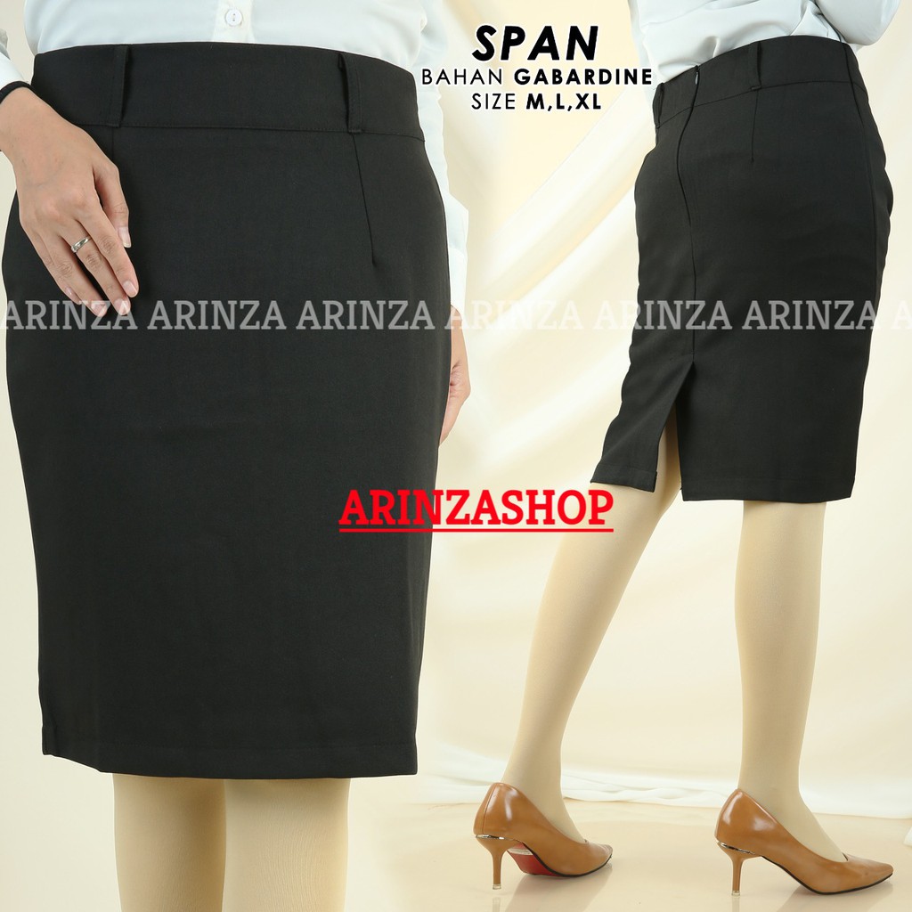Jual Rok Span Pendek Hitam - ARINZASHOP | Shopee Indonesia