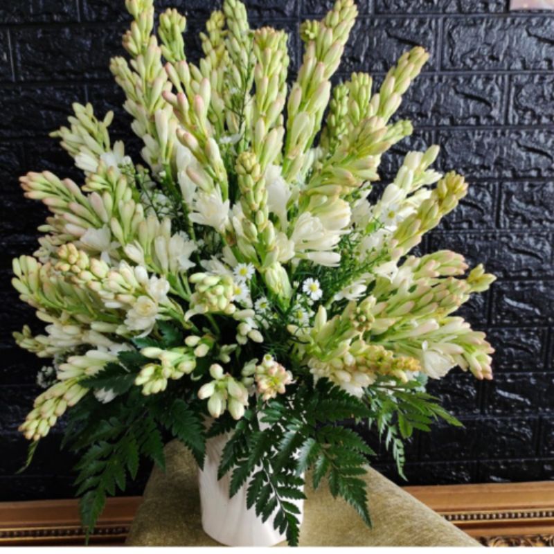 Jual karangan bunga sedap malam cantik asli fresh untuk hiasi rumah ...