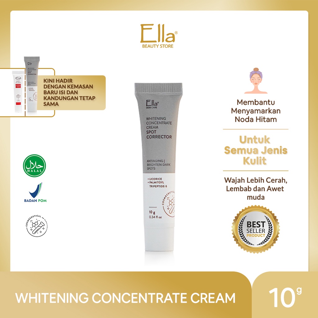 Jual Ella Skincare Whitening Concentrate Cream Spot Corrector with ...