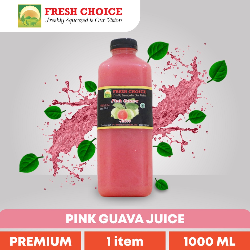 Jual Fresh Choice Jus Buah Jus Jambu Pink Guava Juice 1000 ML | Shopee ...