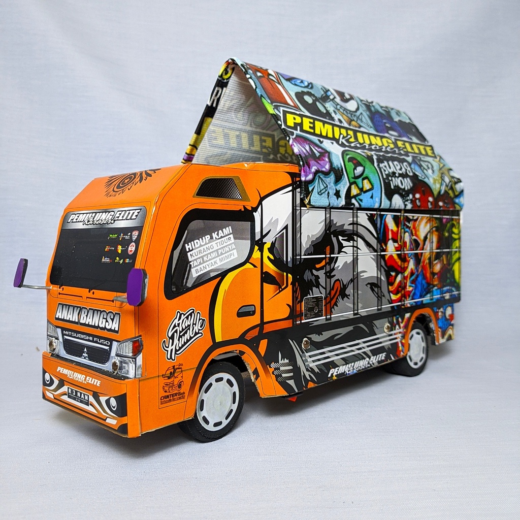 Jual MINIATUR TRUK OLENG MINIATUR TRUK LAMPU TERPAL MURAH TRUK OLENG ...