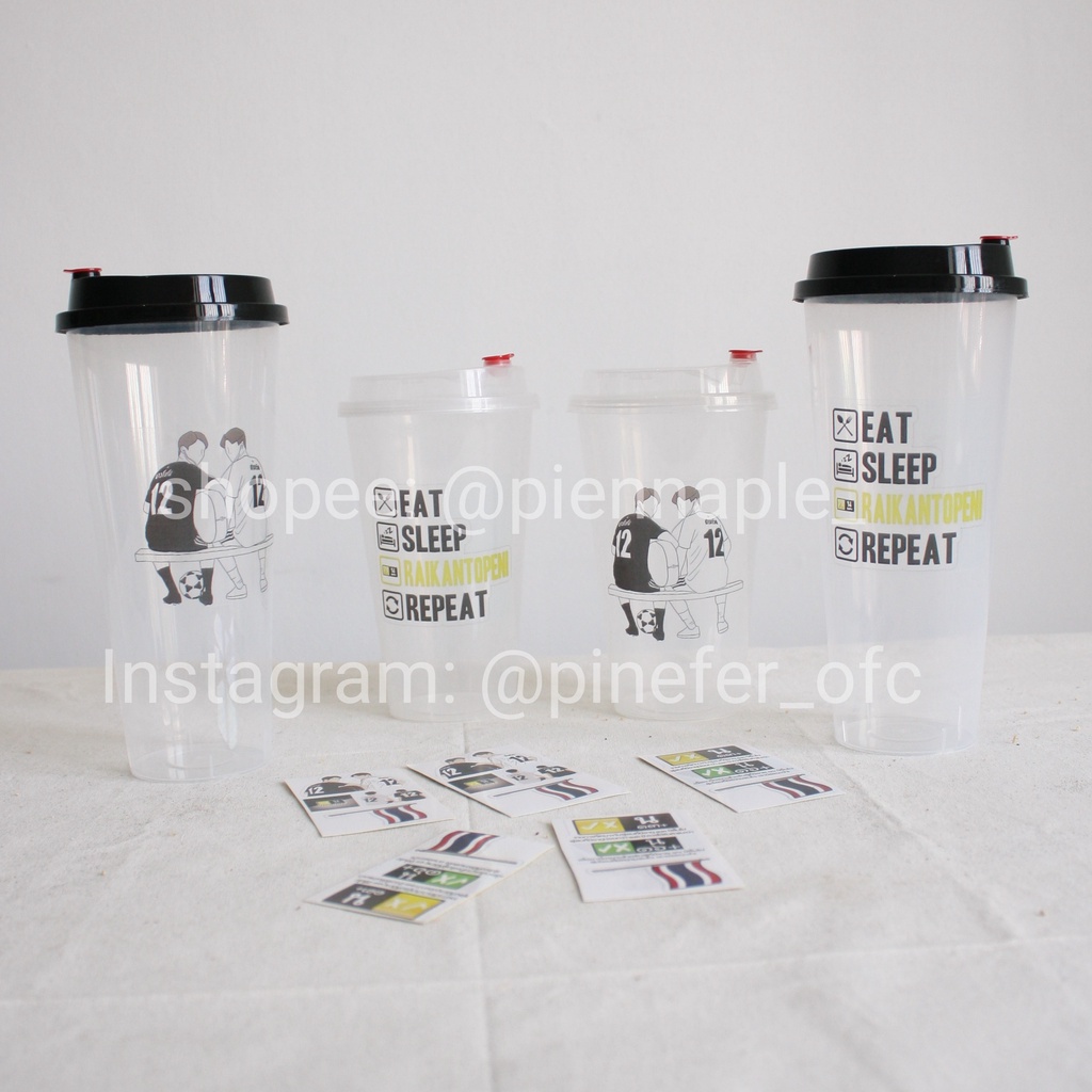 Jual [FREE BUBBLE WRAP&BOX] REUSABLE CUP THAILAND EDITION, REUSABLE CUP ...