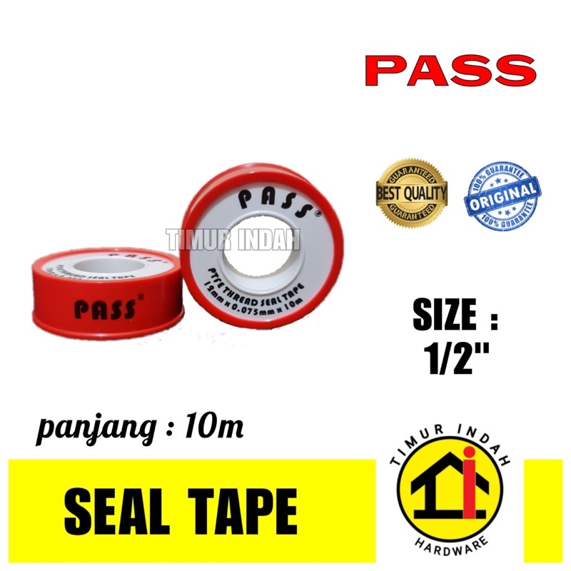 Jual Seal Tape 12mm x 10 meter - PASS | Shopee Indonesia
