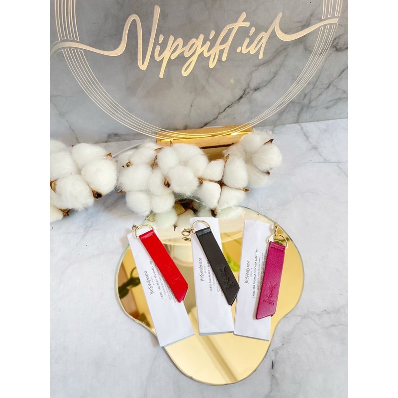 Jual VIPGIFT ORIGINAL YSL Label Tag Keychain | Shopee Indonesia