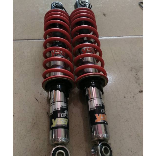 Jual SHOCK YSS MOTOR LAMA sisa ukuran 360 warna merah, barang sesuai ...